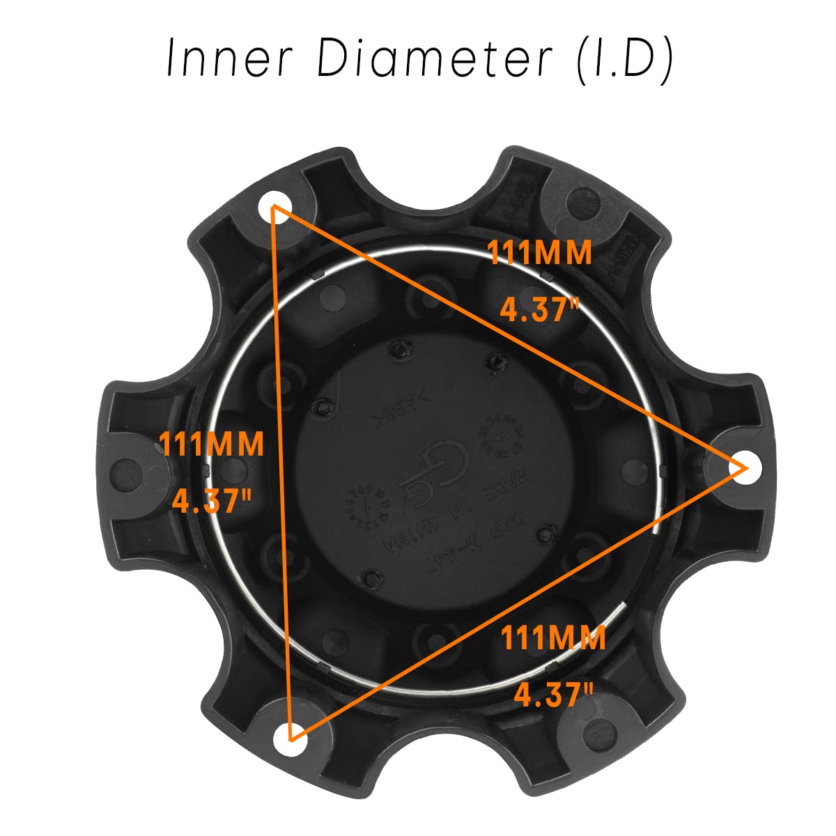 Snapklik.com : GTownWorks Wheel Center Caps For Fuel Off-Road Wheels ...