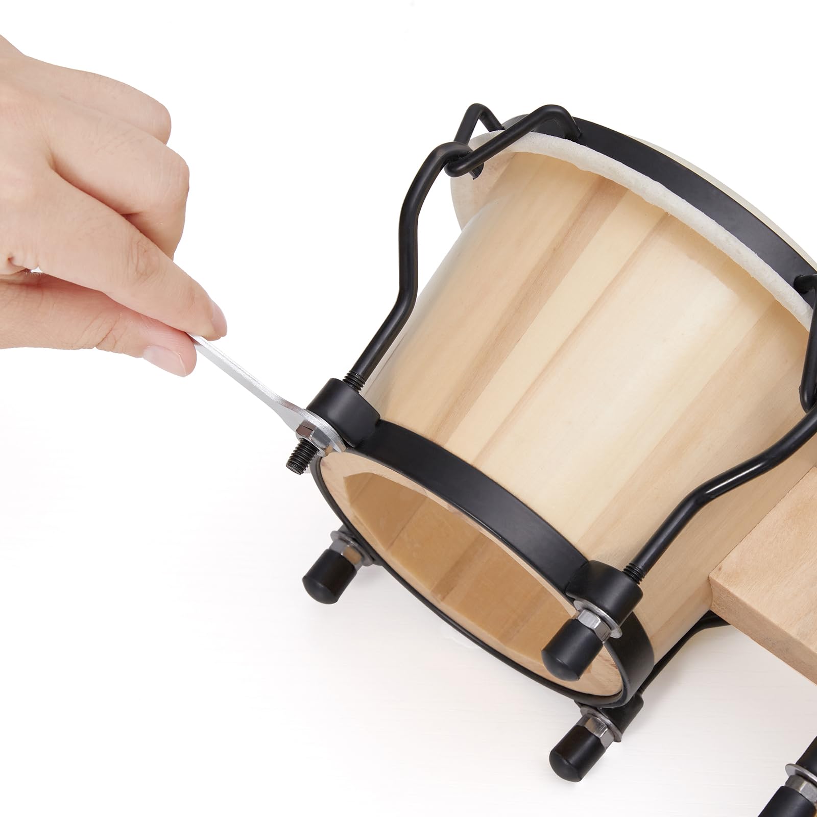 Snapklik.com : MUSICUBE Bongo Drum Set For Kids Adults 4” And 5 ...