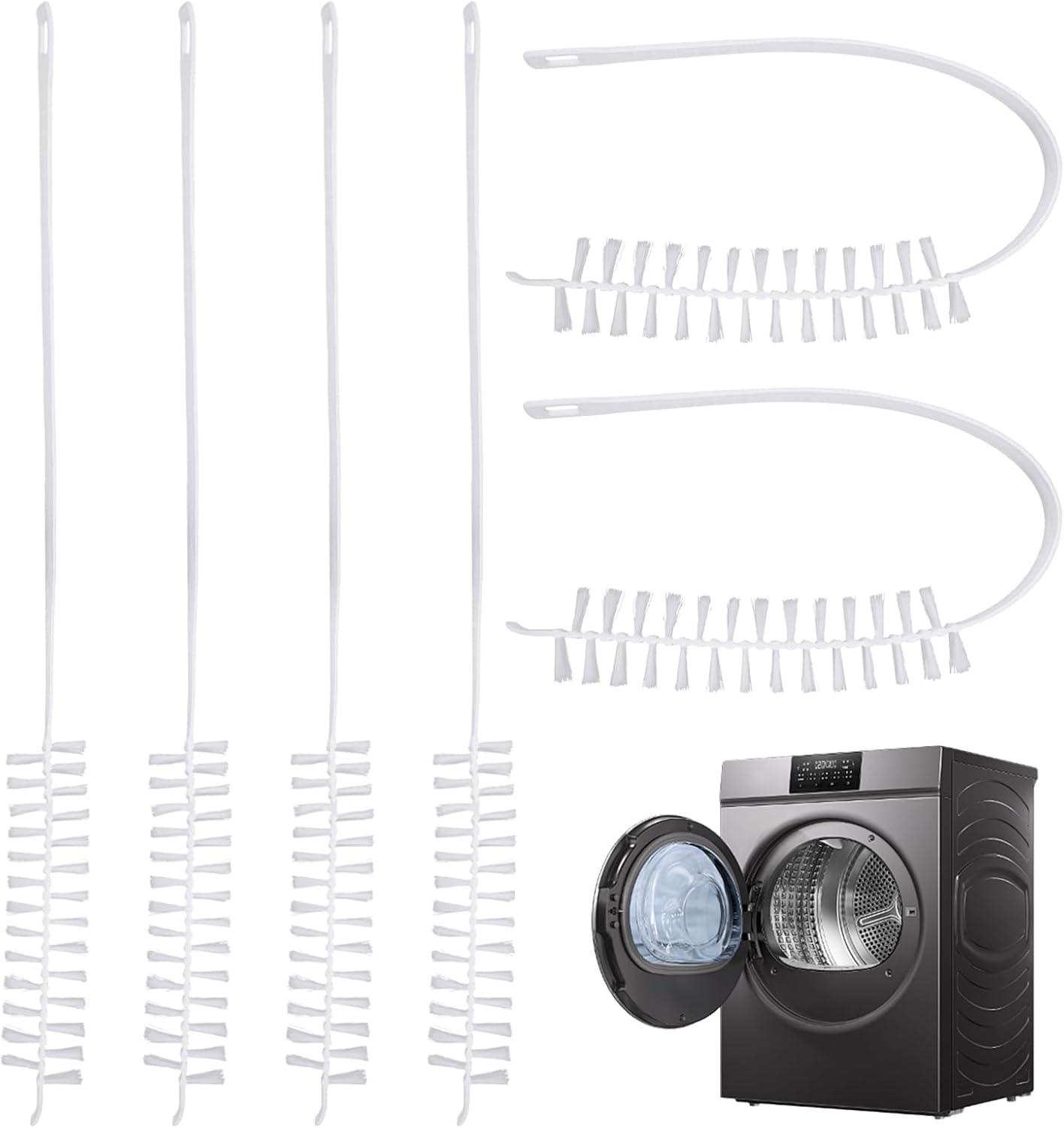 Amazon.com: 6PCS Rolling Washing Machine Cleaning Brush, Front Load ...