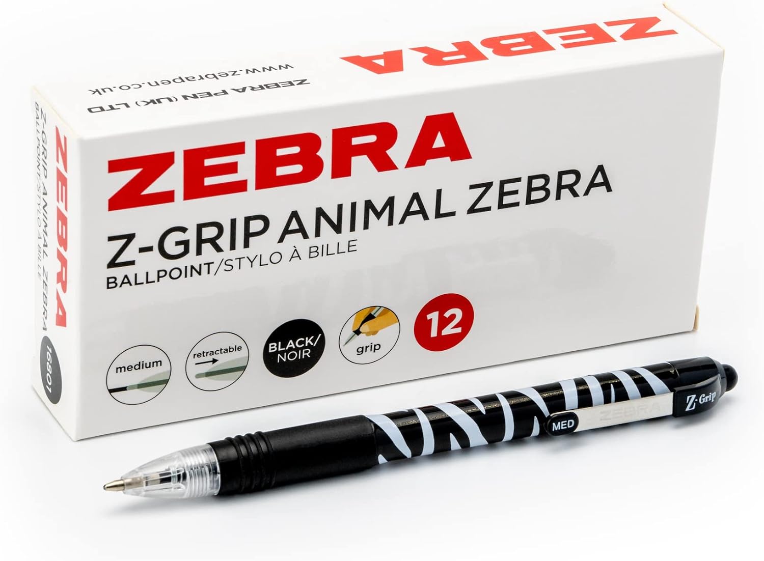Zebra Pen Z Grip Animal Retractable Ballpoint Pen Medium Point 1 0mm zebra-pen-z-grip-animal-retractable-ballpoint-pen-medium-point-1-0mm