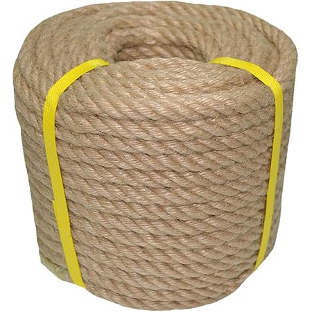 Amazon.com: Tenn Well 1/2 inch Jute Rope, 33 Feet 14mm Twist Rope Twine ...