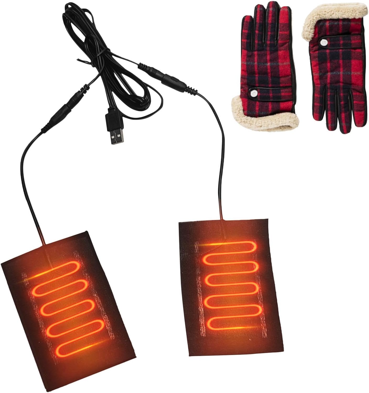 Amazon.com: Electric Cloth Heater - 5v Portable Carbon Fiber Heated ...