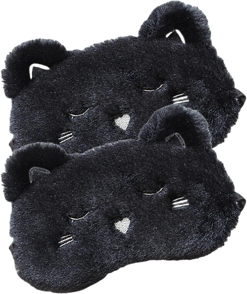 Amazon.com: 2 Pack Cute Eye Mask for Sleeping with Adjustable Strap for ...