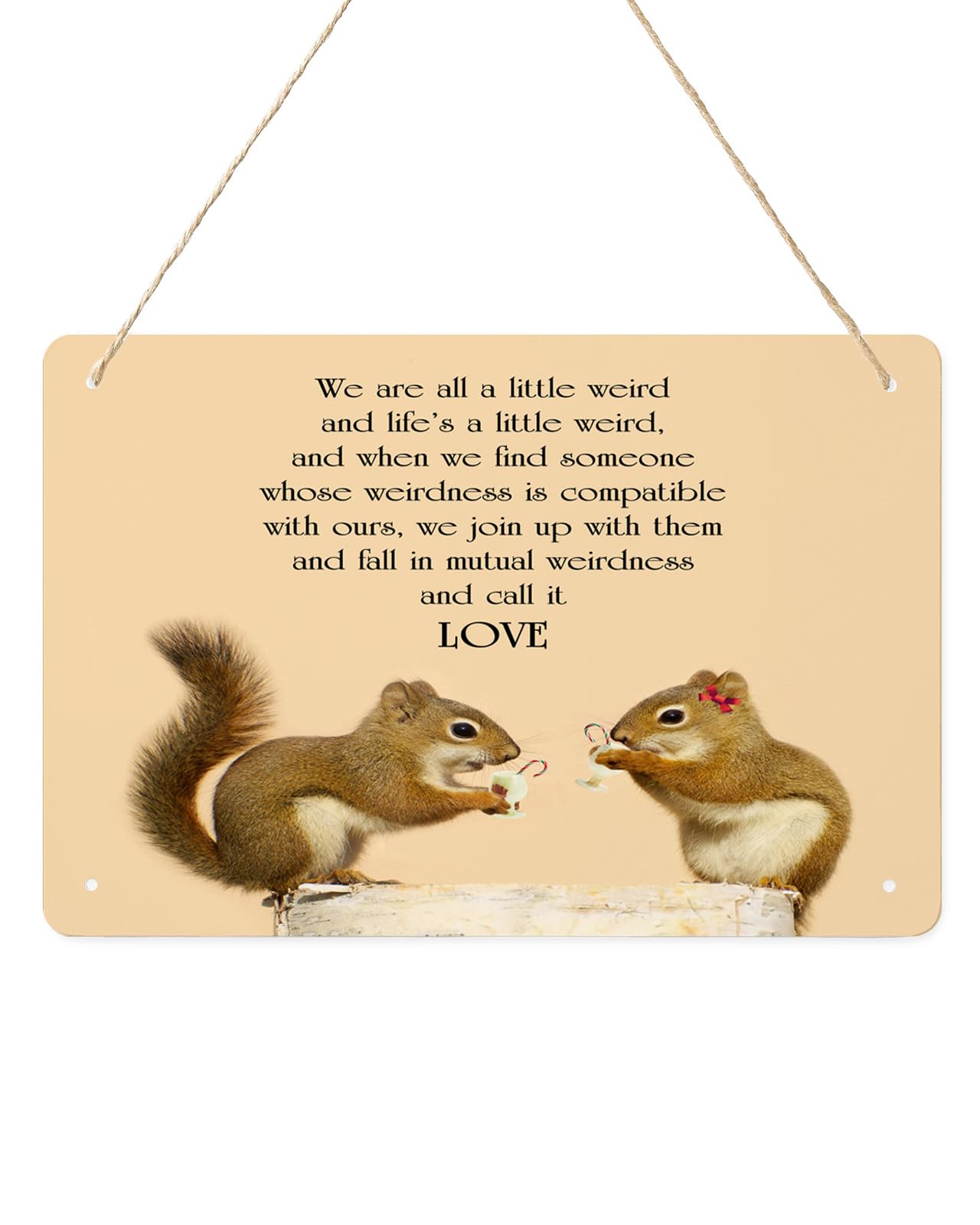 Cute Squirrels In Love