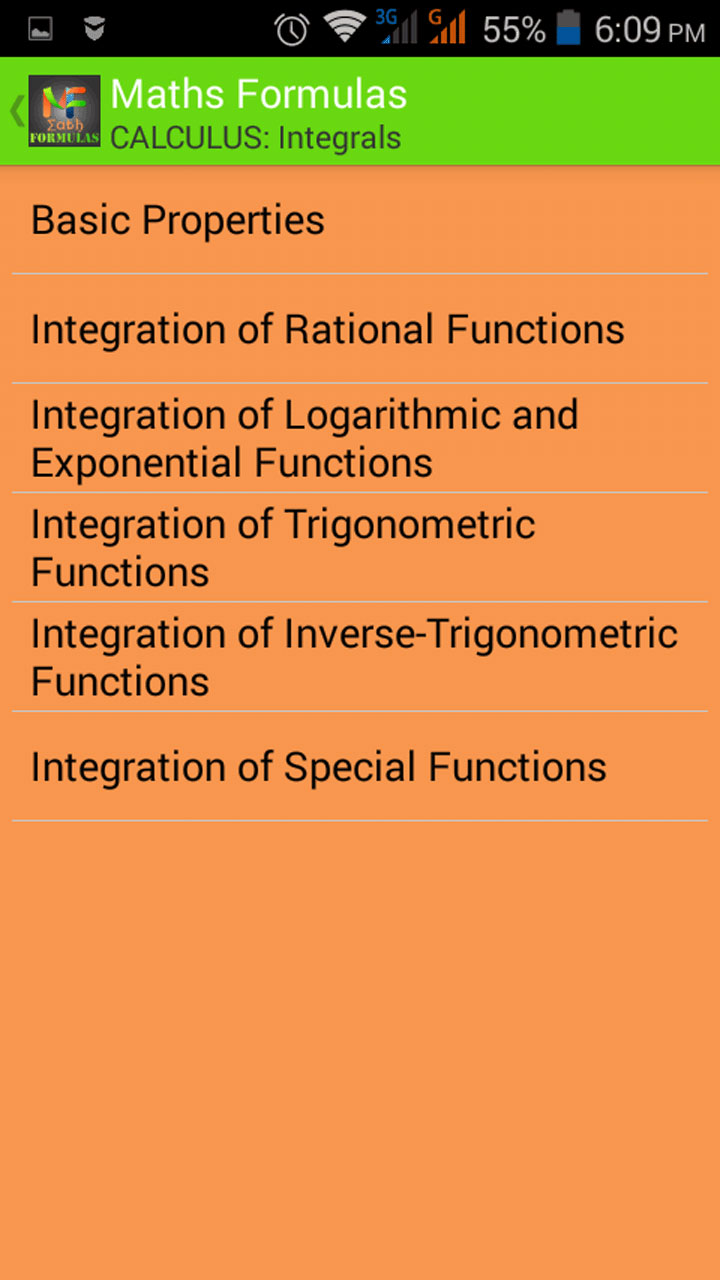 Maths Formulas - App on Amazon Appstore