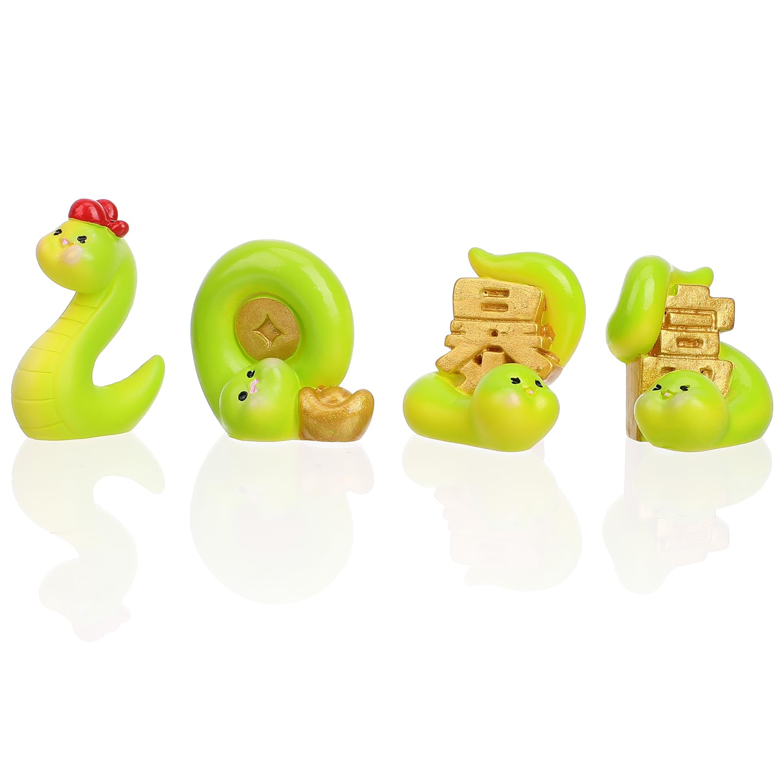 Amazon.com: IMIKEYA 4pcs Snake Figurines Tabletop Animal Decorations ...