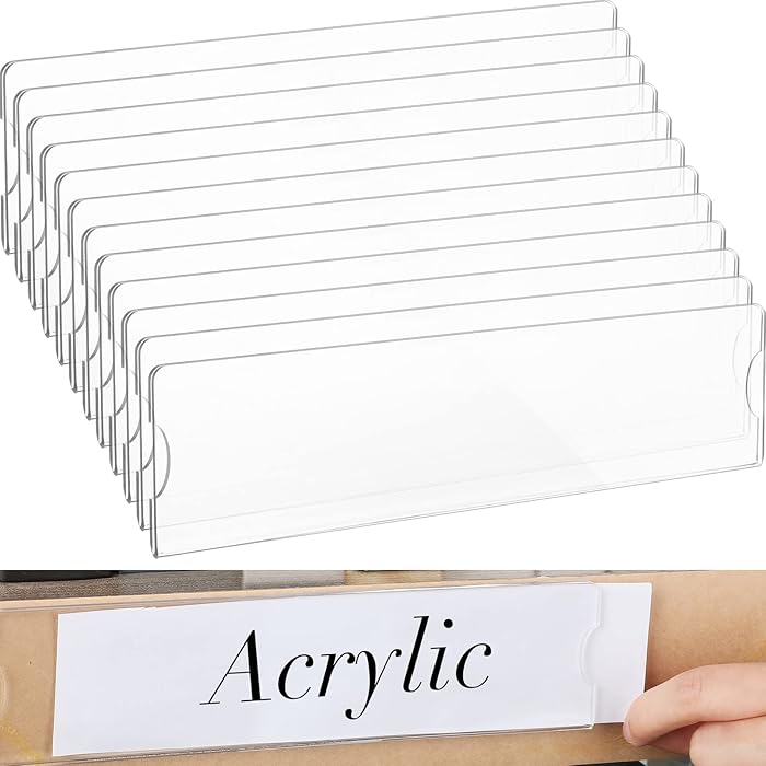 Buy Acrylic Name Plate Holder Clear Acrylic Plastic Sign Holder Frame ...