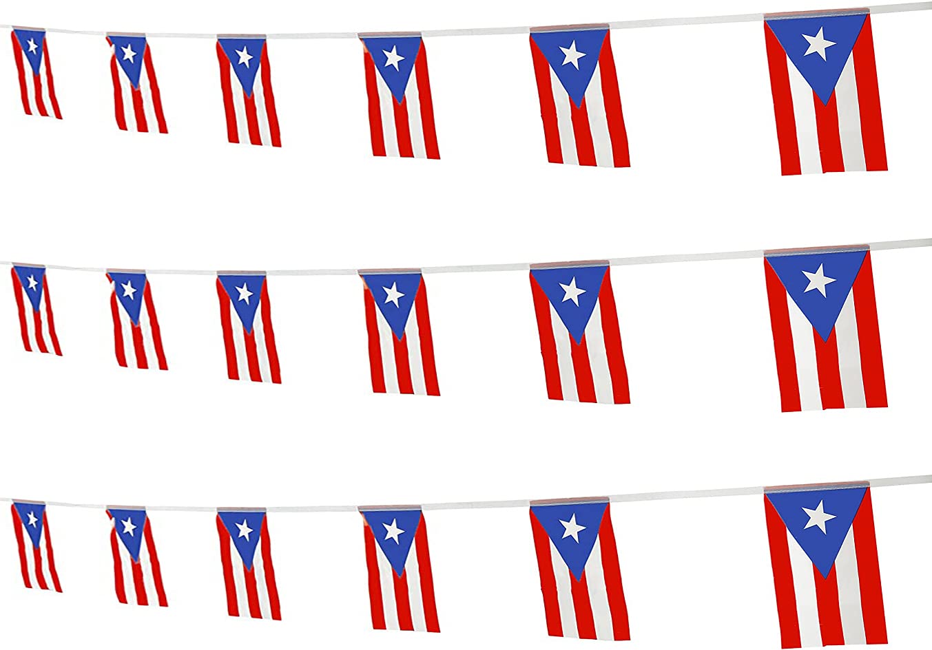 Snapklik.com : ZXvZYT Puerto Rico Puerto Rican Flag Banner String,Small ...