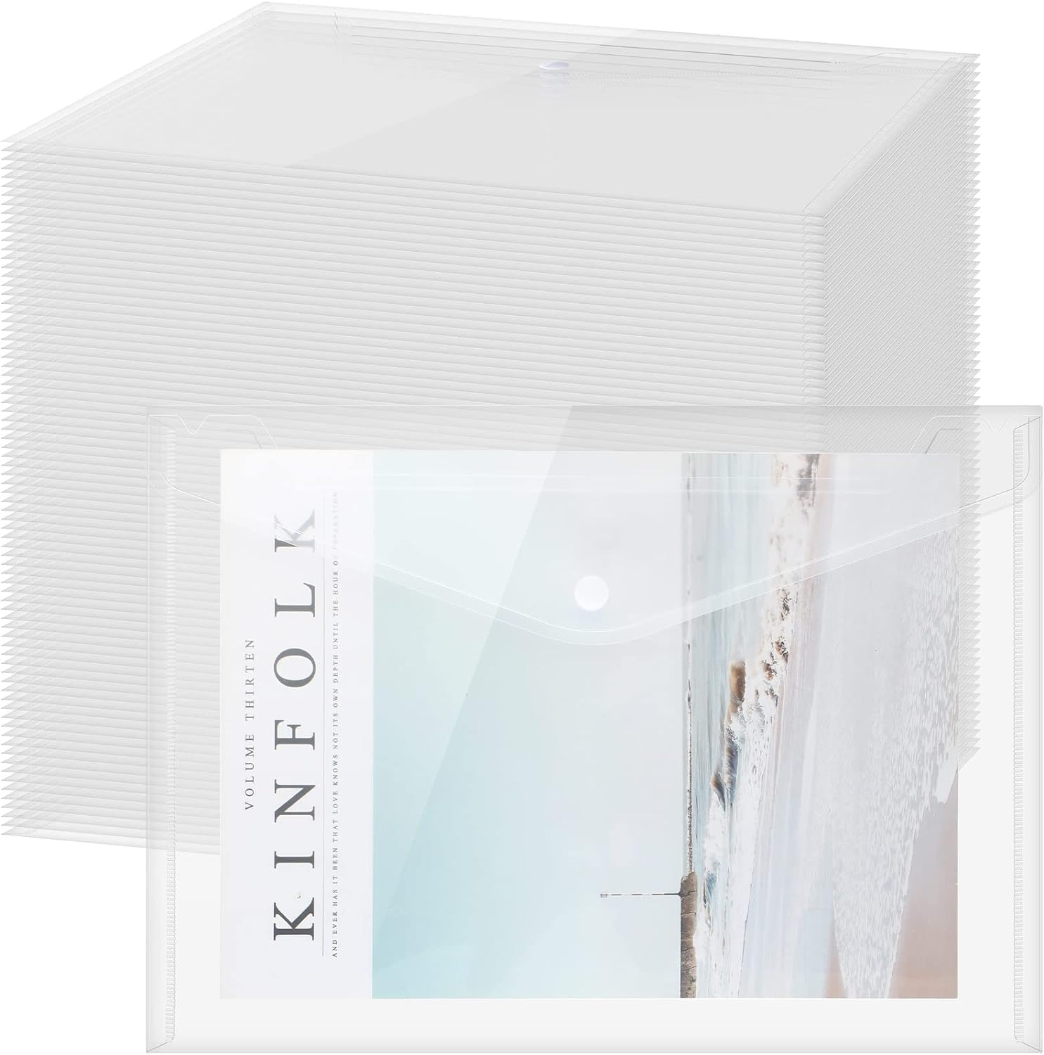 True-Ally L Folder File A4 Size Transparent Clear Documents Holder ...