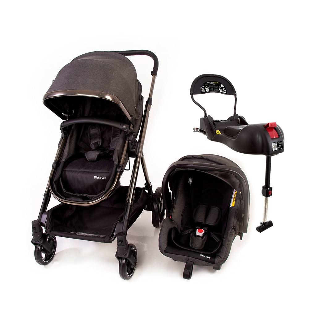 Safety 1st, Travel System Discover Trio, com Isofix, Black Chrome ...