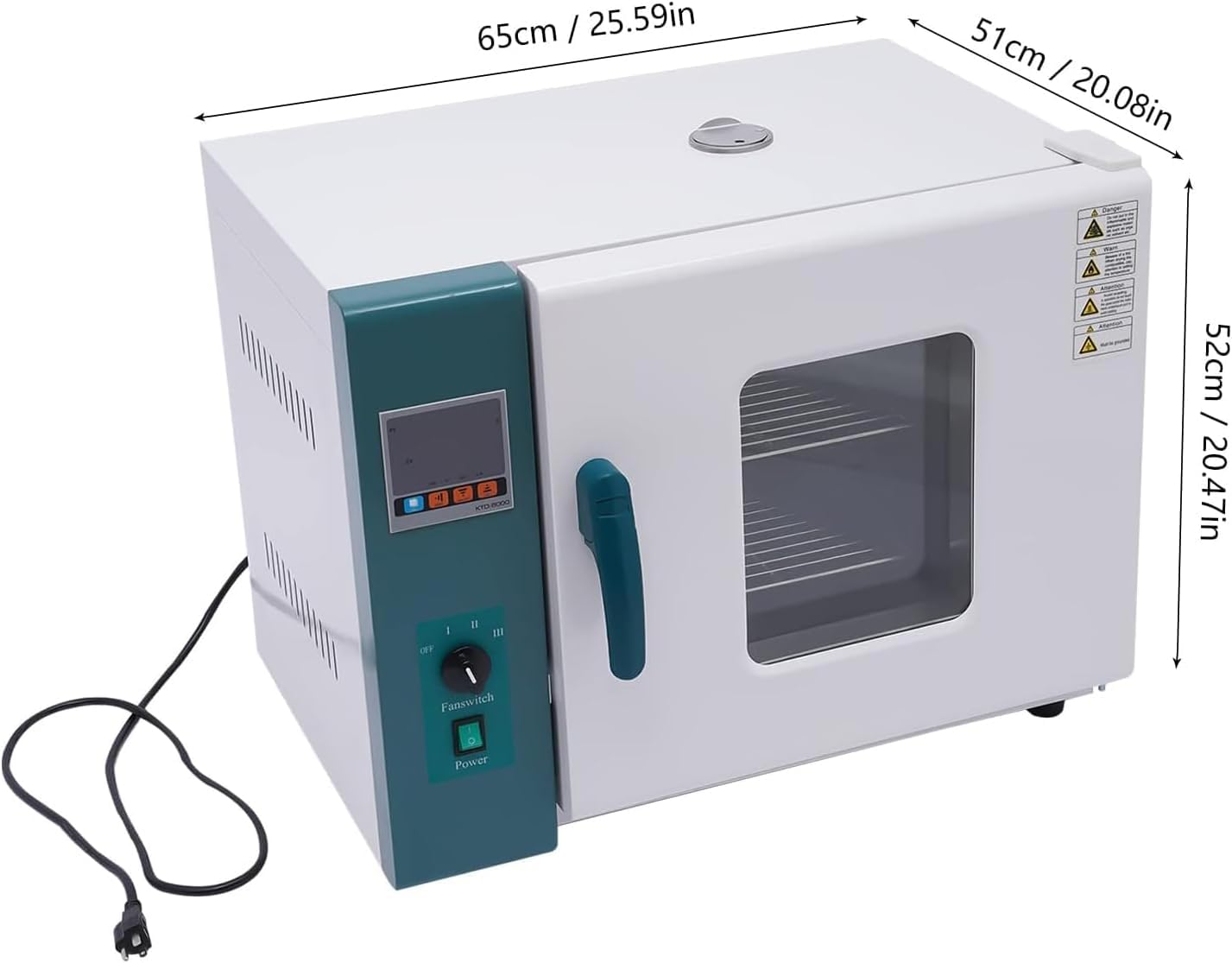 Vacuum Oven Lab Drying Oven 1000W Digital Thermostatic Electric ...