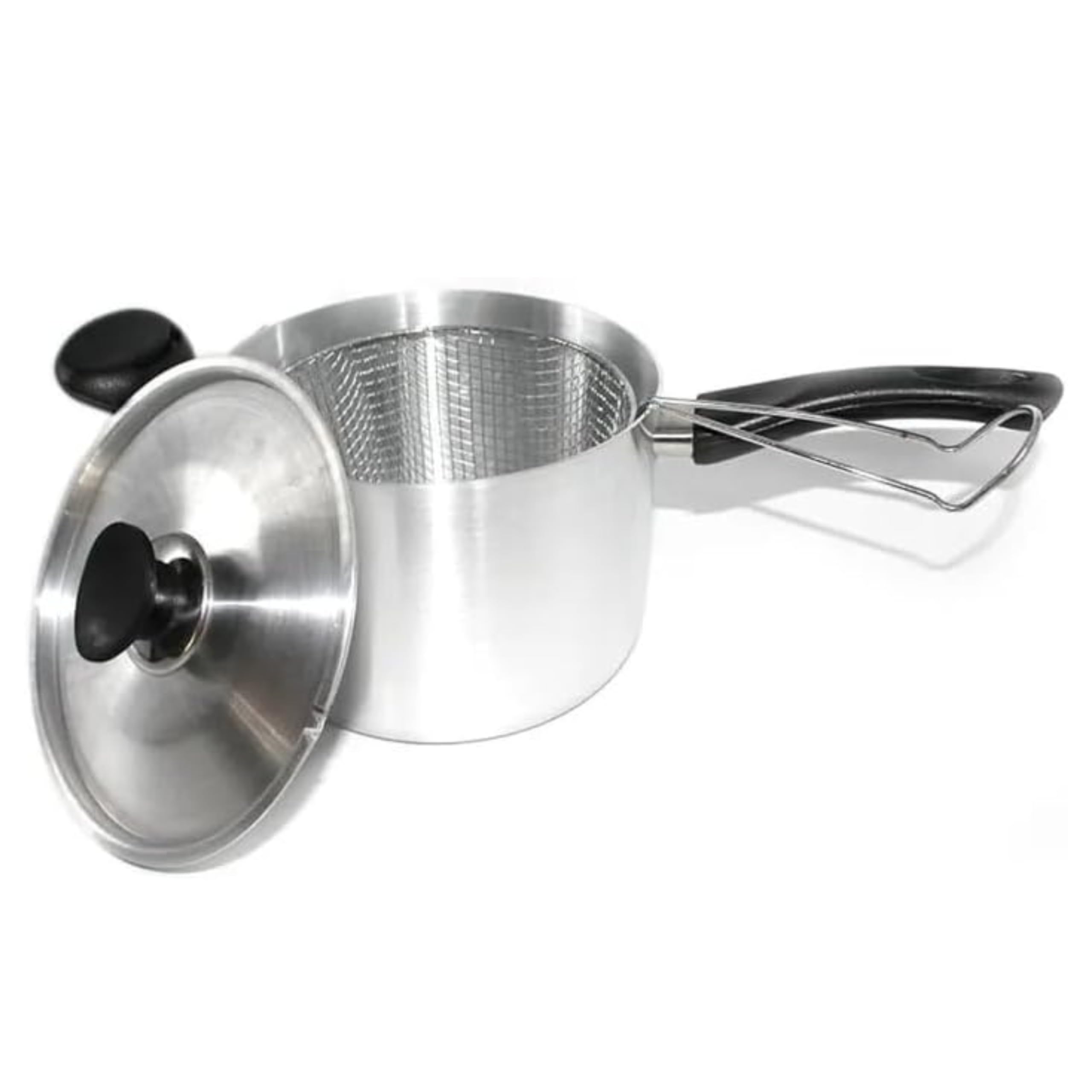 Beaugec Large Chip Pan with Basket - Durable Non Stick Deep Fryer ...