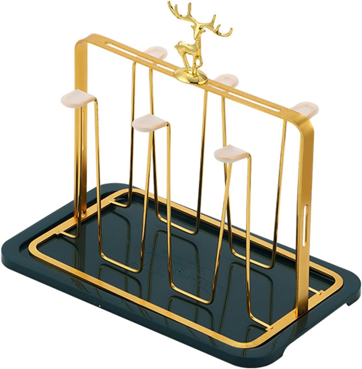 Amazon.com: Fashionable Designs Glass Cup Holder with Drainage ...