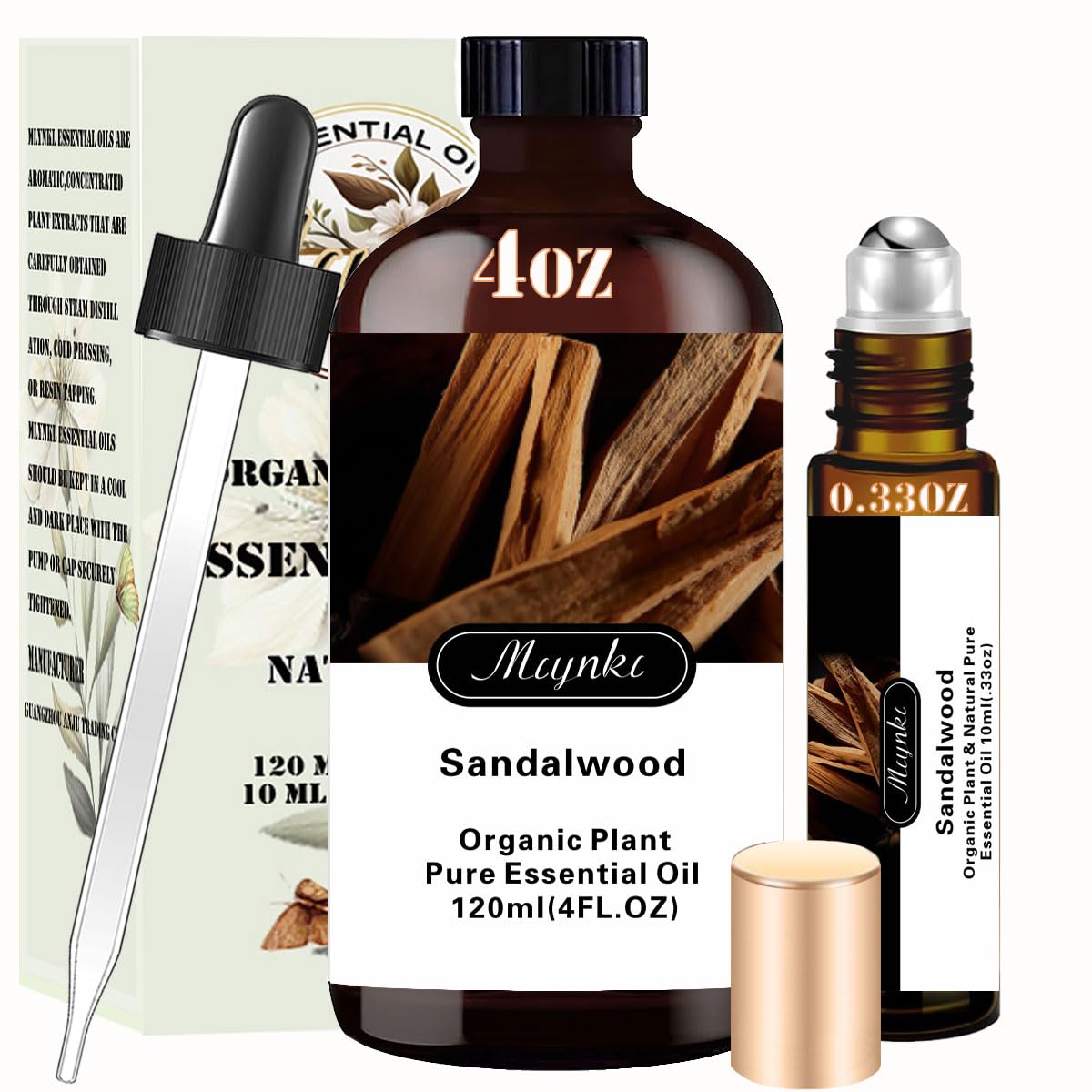 Amazon.com: Sandalwood Essential Oil - Sandalwood Oil 4 Fl Oz ...