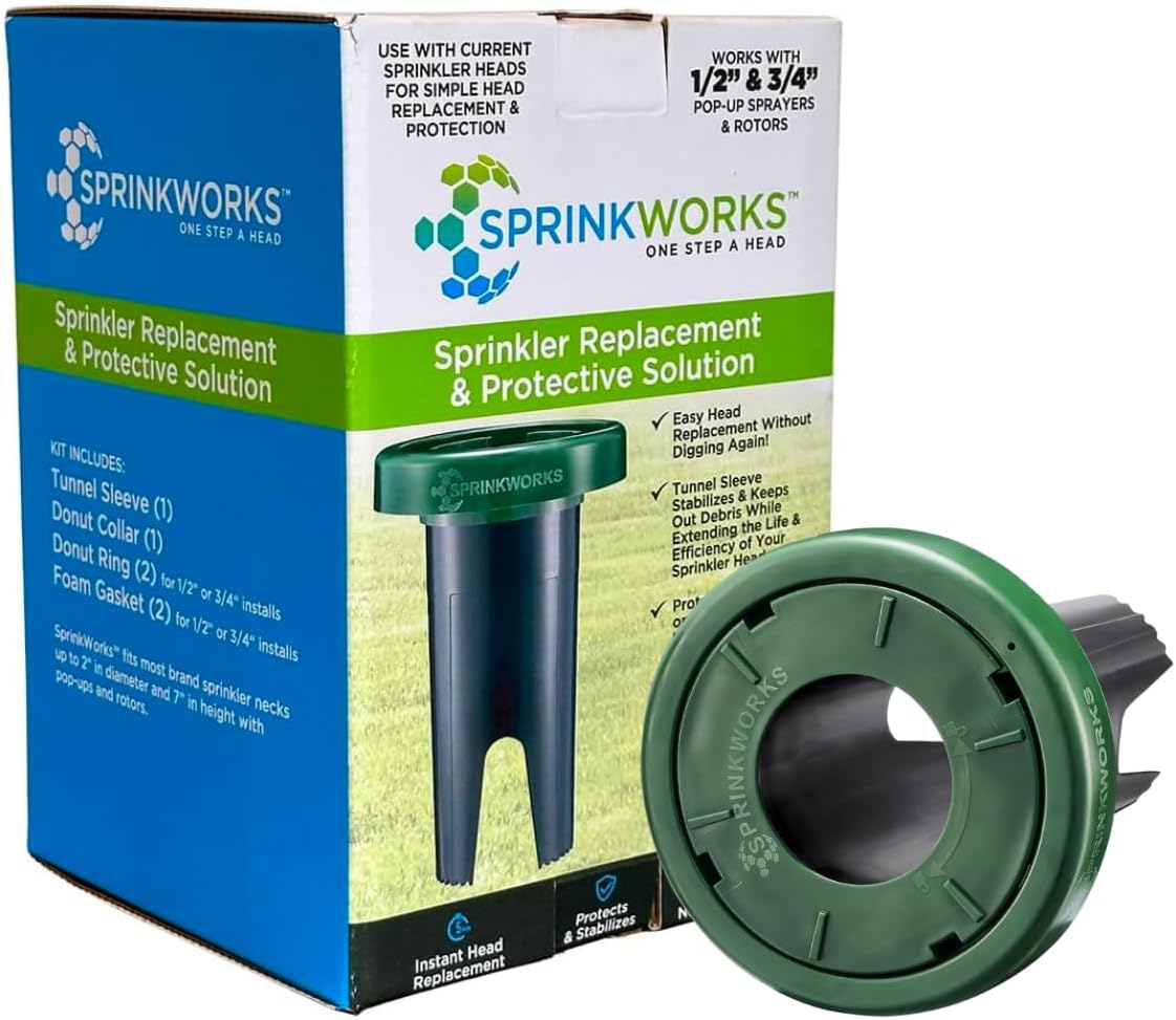 Amazon.com : Orbit Plastic Sprinkler Guard Donut - Prevent Grass Over ...