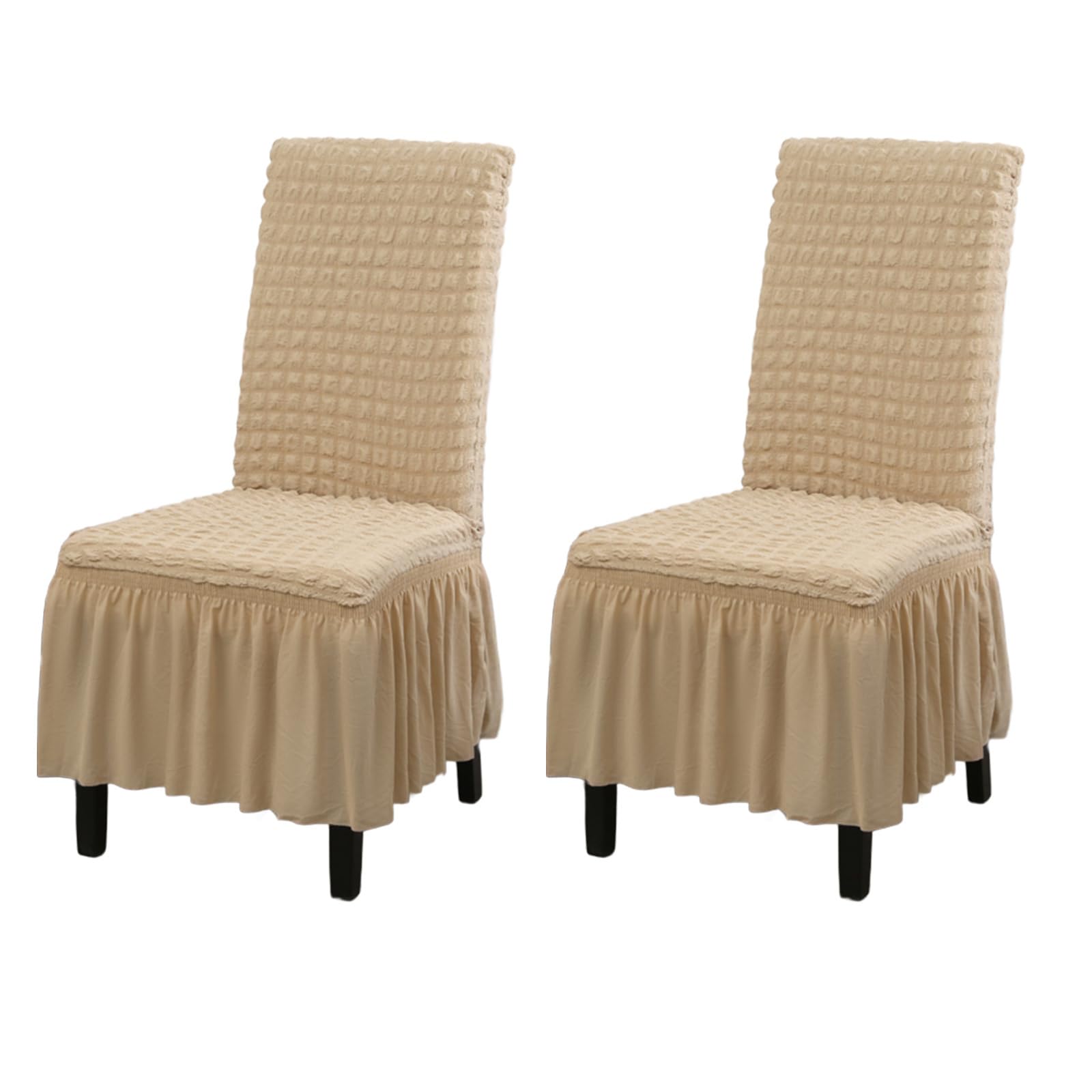 Amazon.com: Rakila Stretch Washable Chair Covers for Dining Room Set of ...