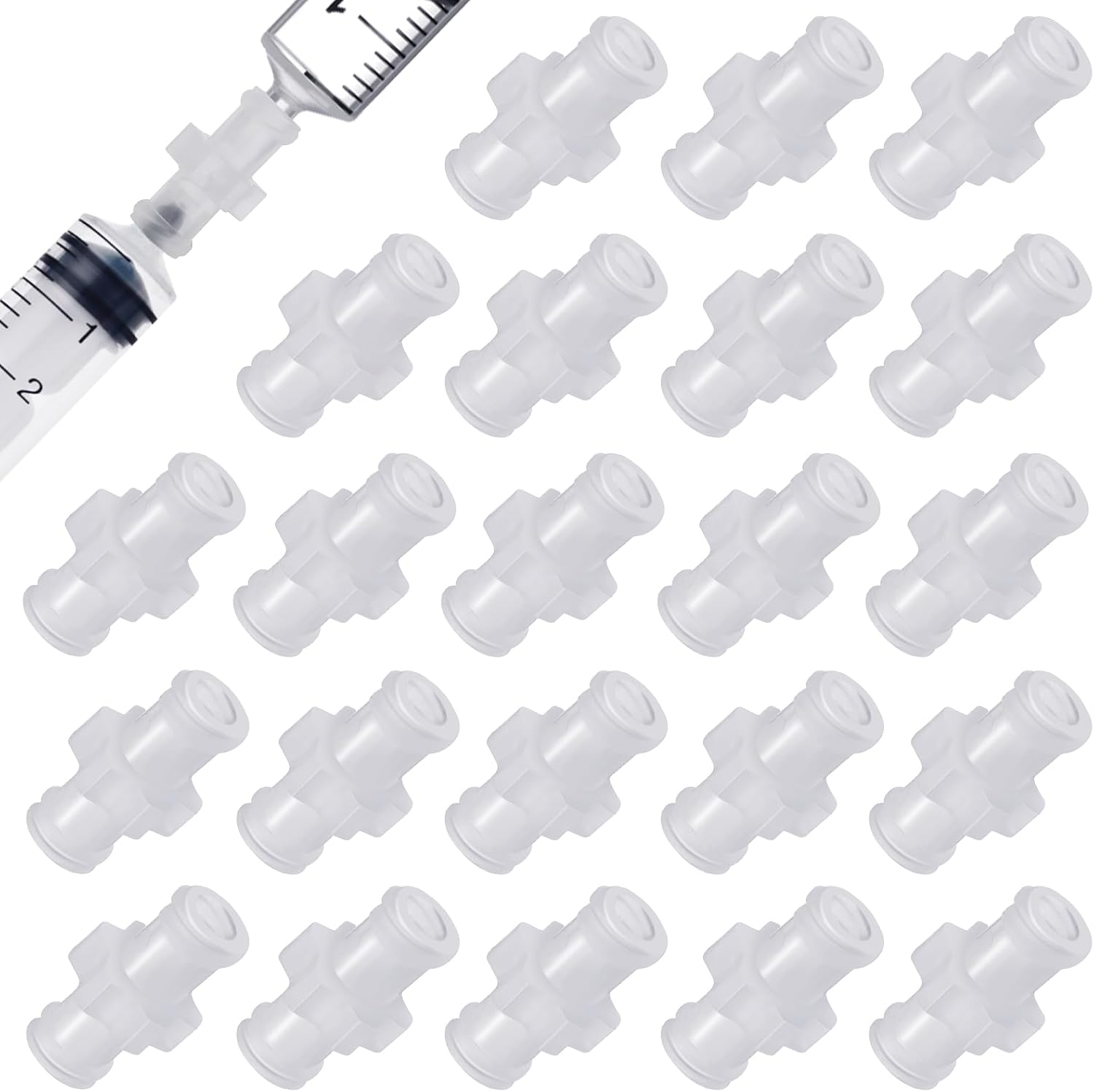 Amazon.com: 30PCS Luer Lock Syringe Adapter for Bottles - Clear Female ...