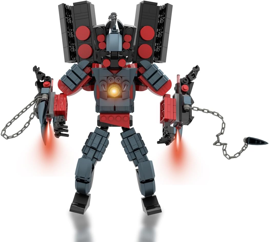 Upgraded Version of Toilet Series Building Block Toys, Titan Clock Man ...