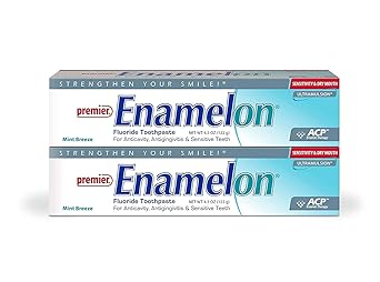 Premier 9007270 Enamelon Toothpaste Mint Breeze, 122 g, White (Pack of ...