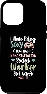 Amazon.com: iPhone 15 Pro Max Rehabilitation Social Worker Occupation ...