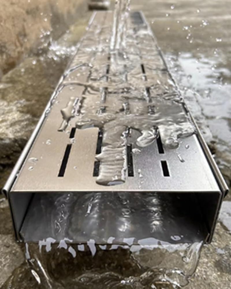 Amazon.com: PQGKOBR Stainless Steel Floor Trench Drains Diverter,Sewer ...