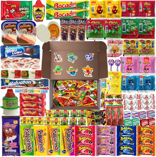 Amazon.com: Mexican Candy Variety Fiesta Box (125 Count) - Over 42 ...