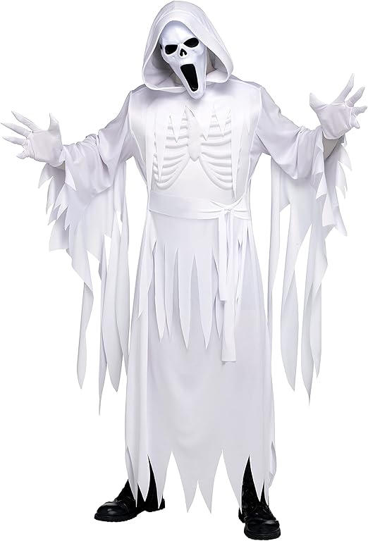 Amazon.com: Fun World The Banshee Ghost Adult Costume, One Size Fits ...