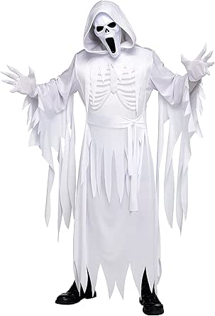 Amazon.com: Fun World The Banshee Ghost Adult Costume, One Size Fits ...