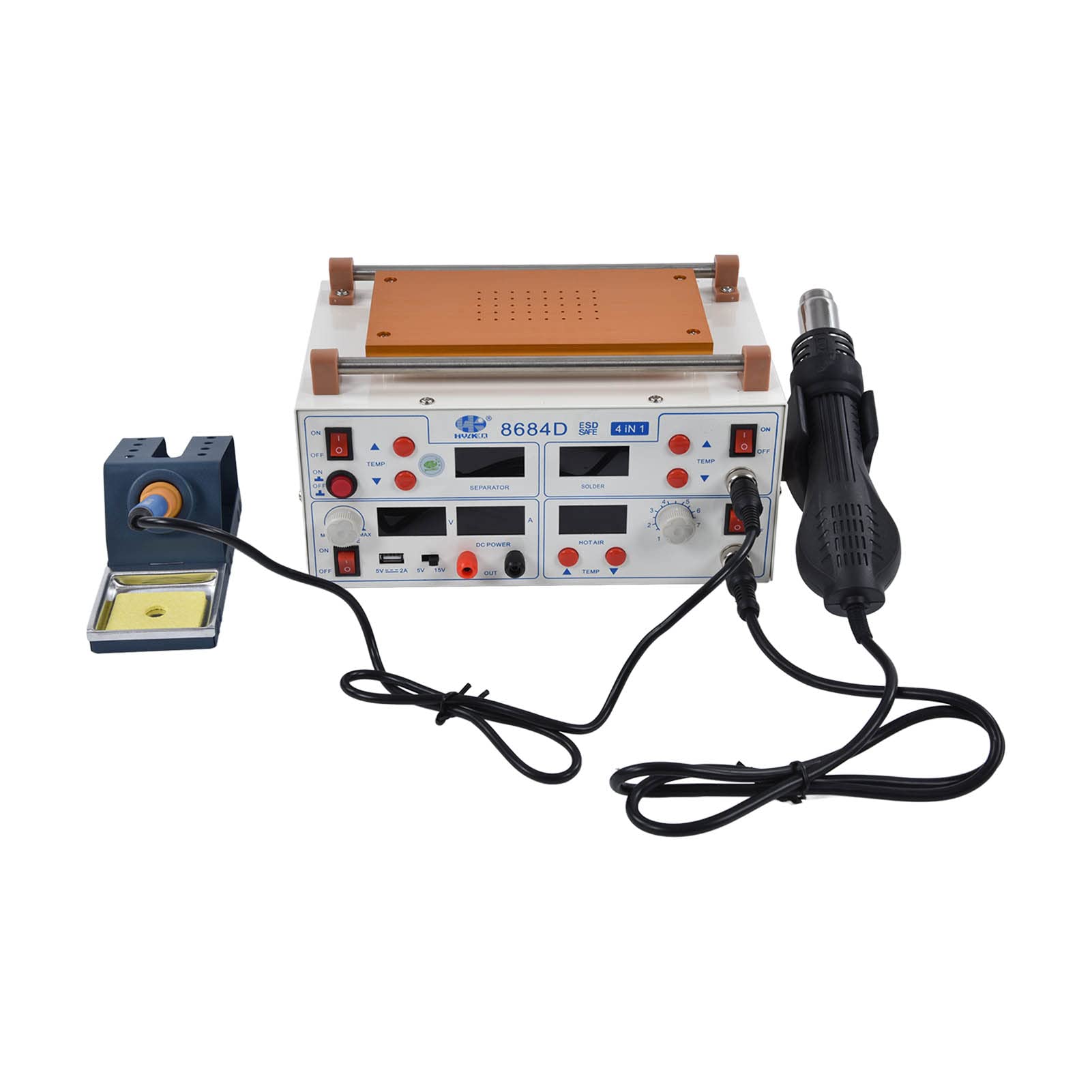 Buy Hot Air Rework Station, LED Digital Welding Stations Regulated ...