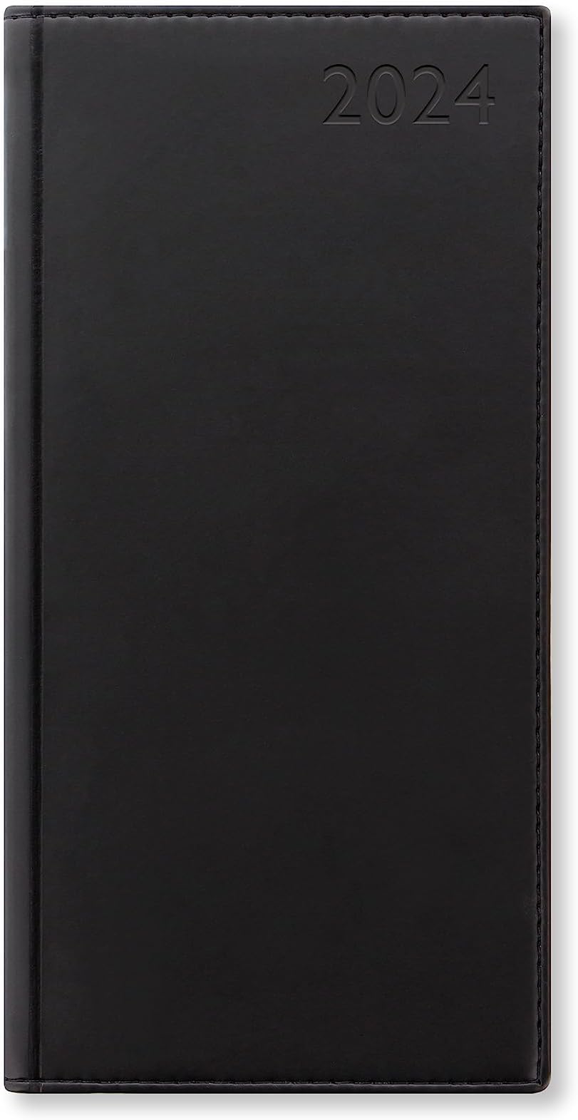 Letts Classic Slim six month to view 2024 diary English - black ...