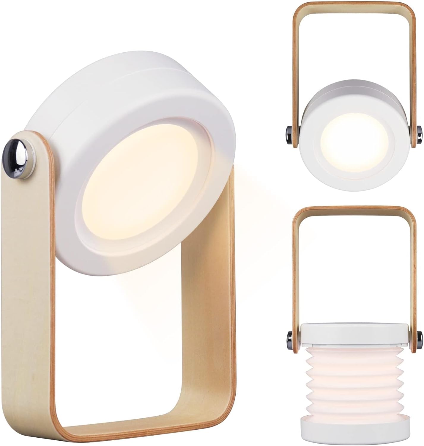 Foldable Table lamp, Cordless Table Lamps,Rechargeable Portable Folding ...