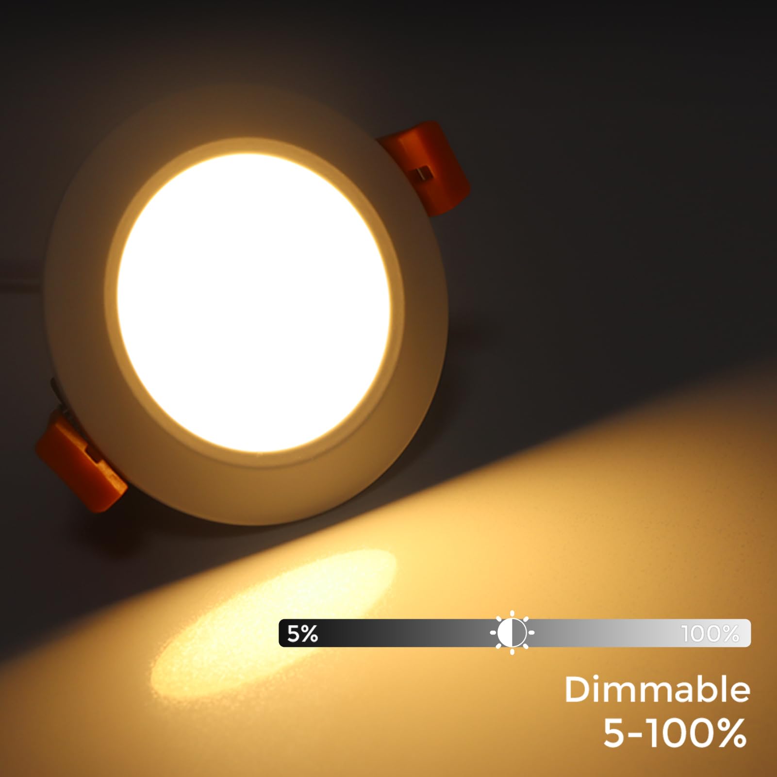 Snapklik.com : 3.5 Inch LED Recessed Lighting Dimmable Downlight, 7W ...