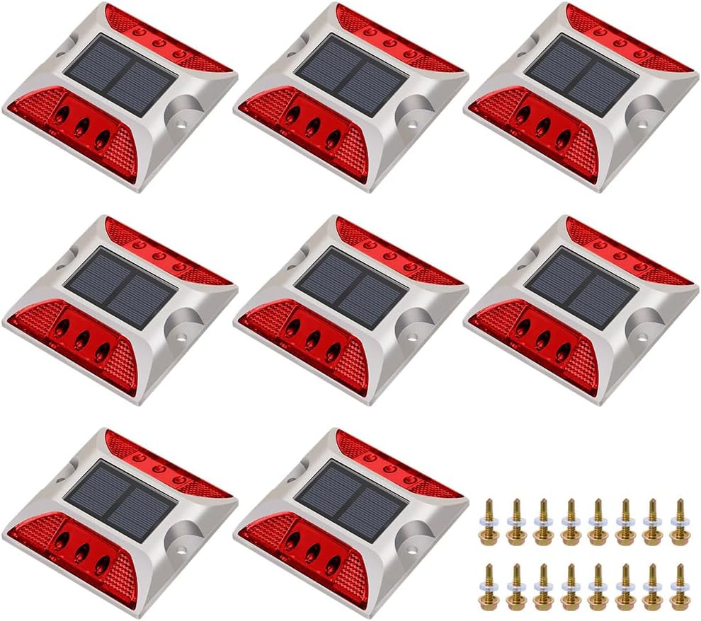 Amazon.com: NPKRRSK Solar Raised Pavement Marker High Brightness IP68 ...