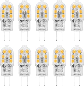 Leelike G4 LED Bulb G4 LED Bulbs 2W JC Type Bi-Pin Base LED Light Bulb ...
