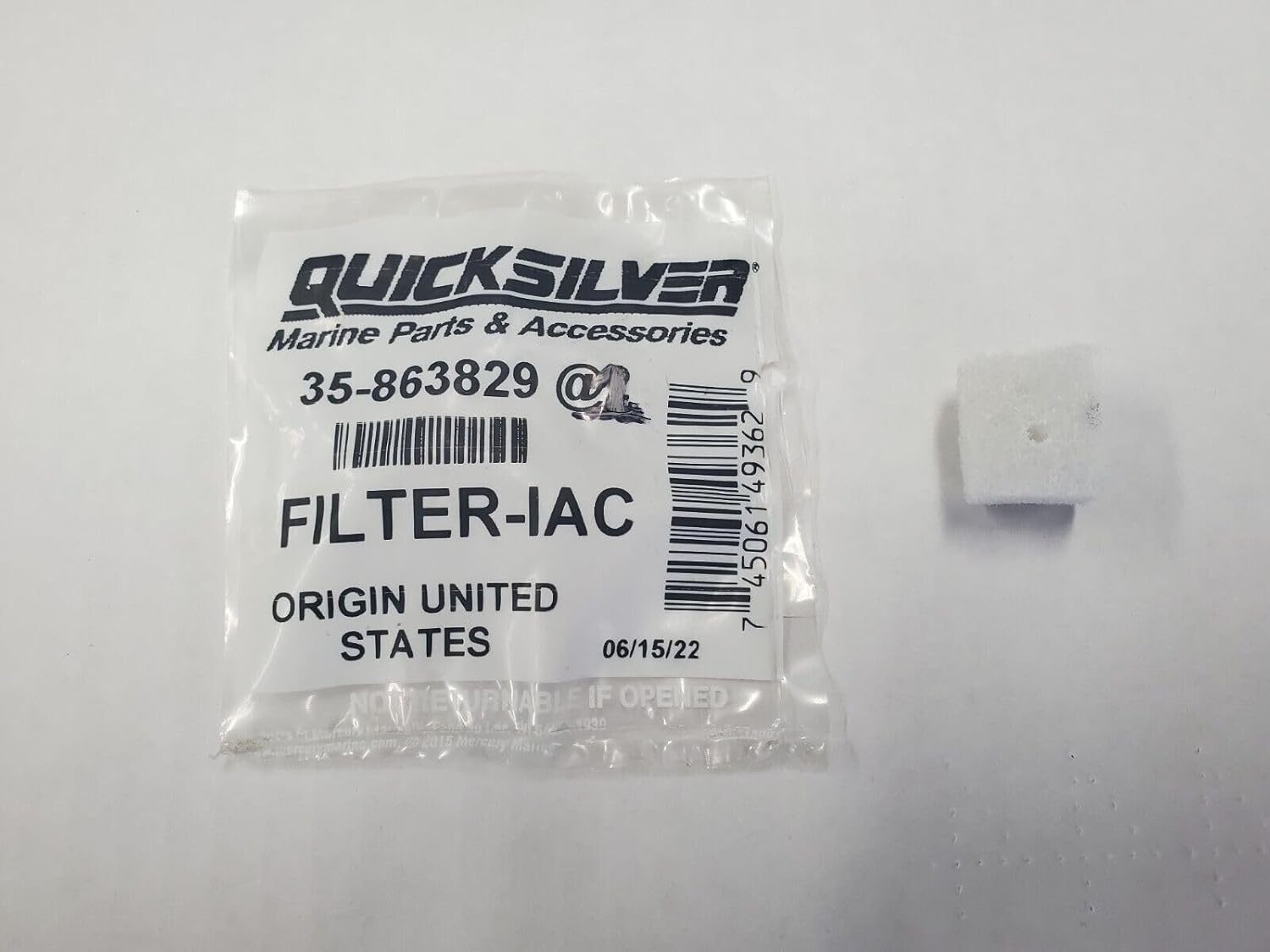 Amazon.com: SmartSavor Mercruiser 2-pack OEM Muffler IAC Filter Part # 35-863829 : Everything Else