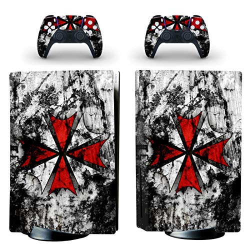 Snapklik.com : PS5 Standard Disc Console Controllers Skin Umbrella RE ...