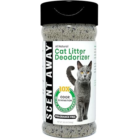 Amazon.com : SCENT AWAY Cat Deodorizer| Fragrance Free Cat Litter ...
