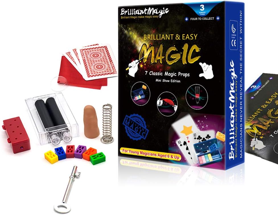 BrilliantMagic Magic Tricks Kit for Kids (Blue) Kids Magic Tricks Set ...