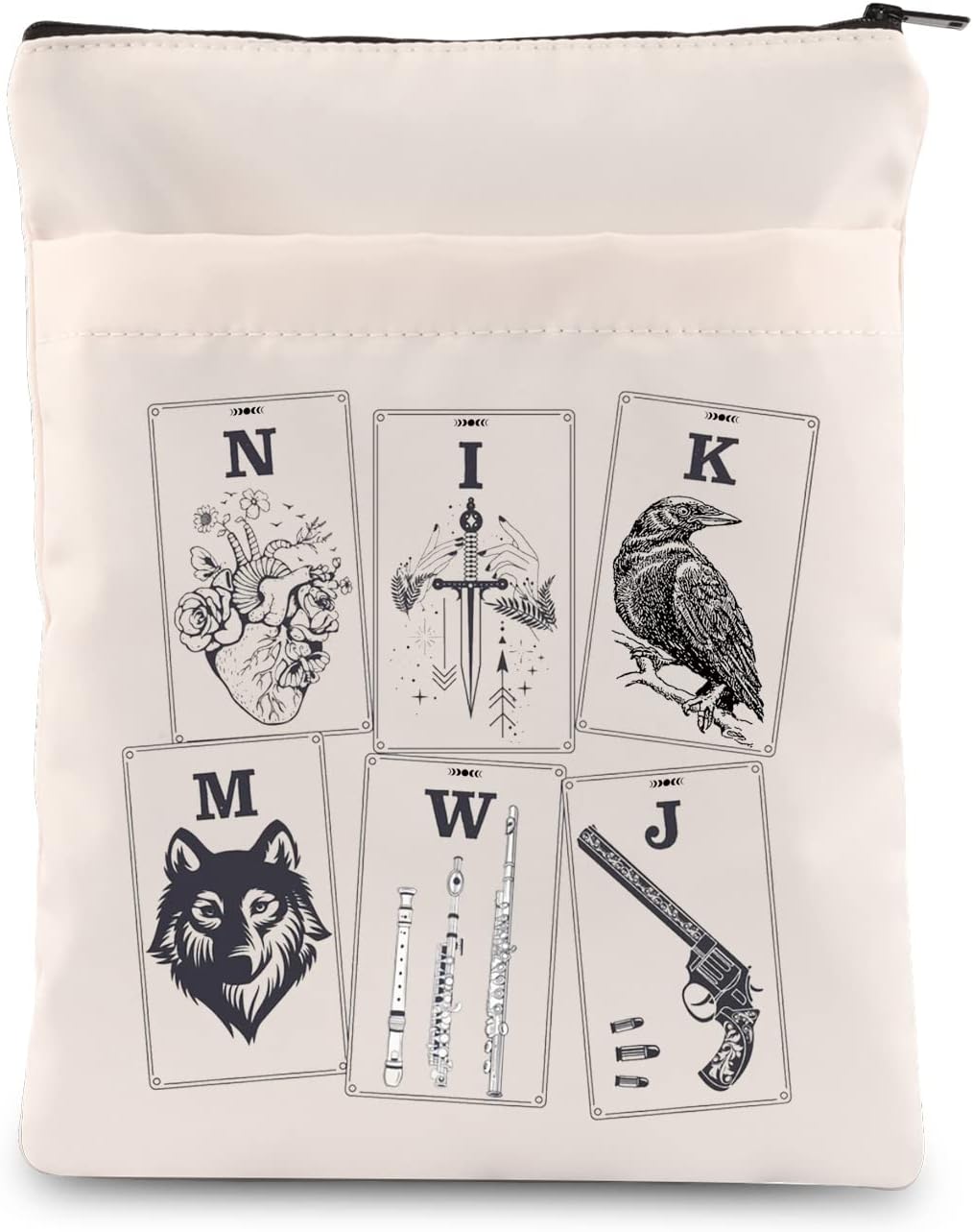 Amazon.com: Dark Romance Inspired Gift Fantasy Novel Merchandise Zipper ...