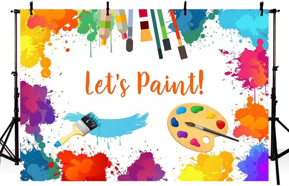 Amazon.com : MeetSIOY 7x5ft Abstract Cartoons Art Backdrop Colorful ...