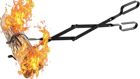 Amazon.co.uk: fire tongs for wood burners