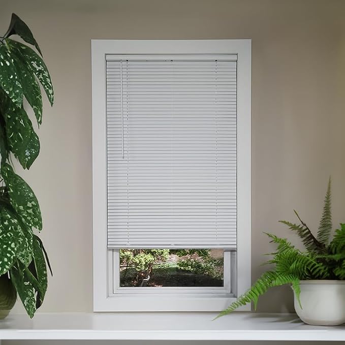 Amazon.com: Cordless Room Darkening Mini Blinds for Indoor Windows - 58 ...
