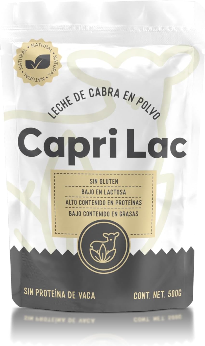 CAPRILAC LECHE DE CABRA EN POLVO NATURAL SIN CONSERVADORES NI ADITIVOS ...