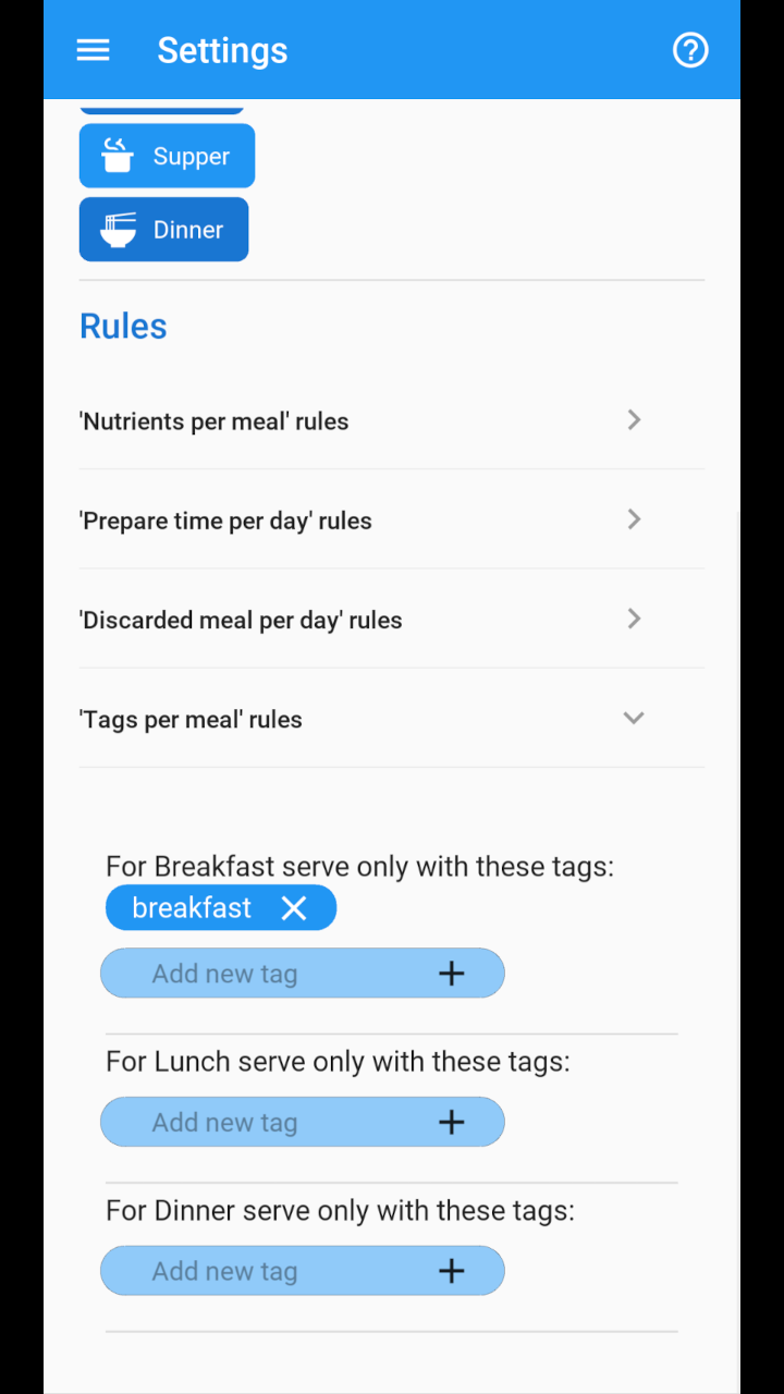 M.A.Ge - your automated menu generator - App on Amazon Appstore