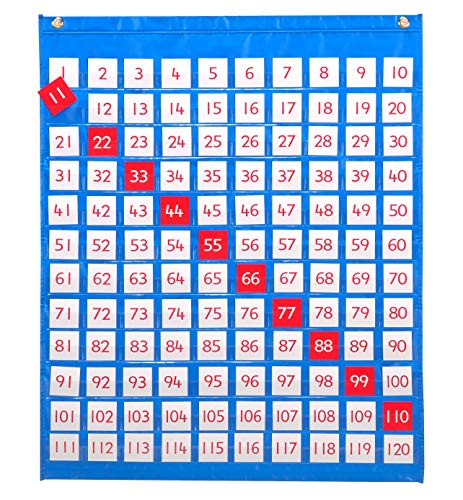 Buy Learning Advantage 1-120 Pocket Chart - Learning Chart For ...