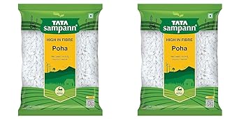 Tata Poha | Poha | Flattened Rice | White Poha 100% Organic | 1 kg each ...