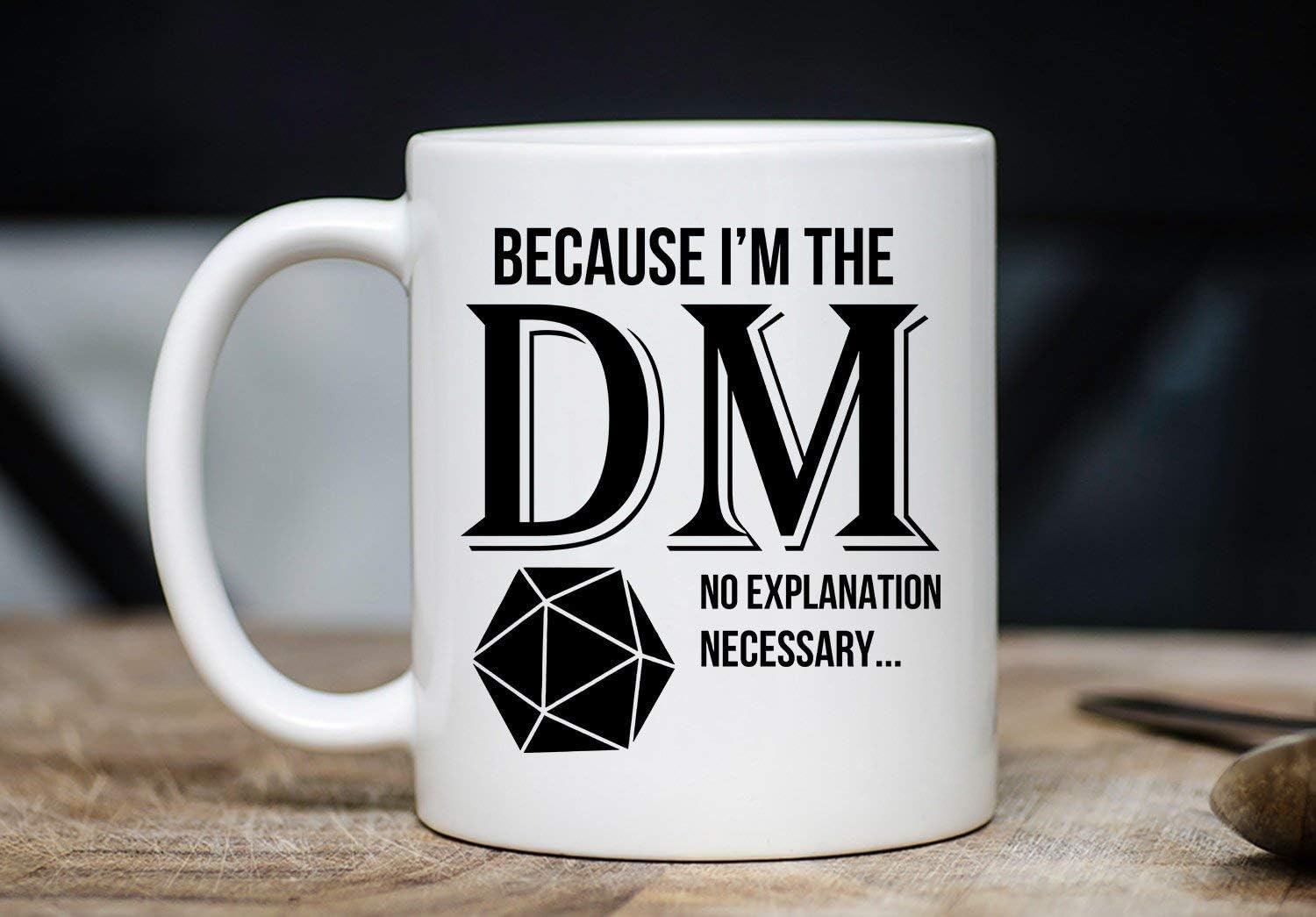 Top Banana Because I'm The DM, That's Why - D & D - Ceramic Photo Mug ...