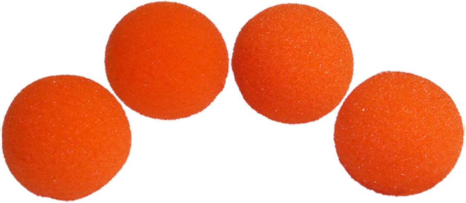 Amazon.com: Magic By Gosh 1.5 inch HD Ultra Soft Orange Sponge Ball Set ...