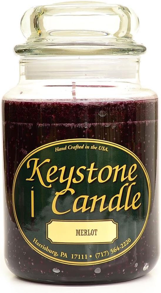 Amazon.com: Merlot Jar Candles 26 oz : Home & Kitchen