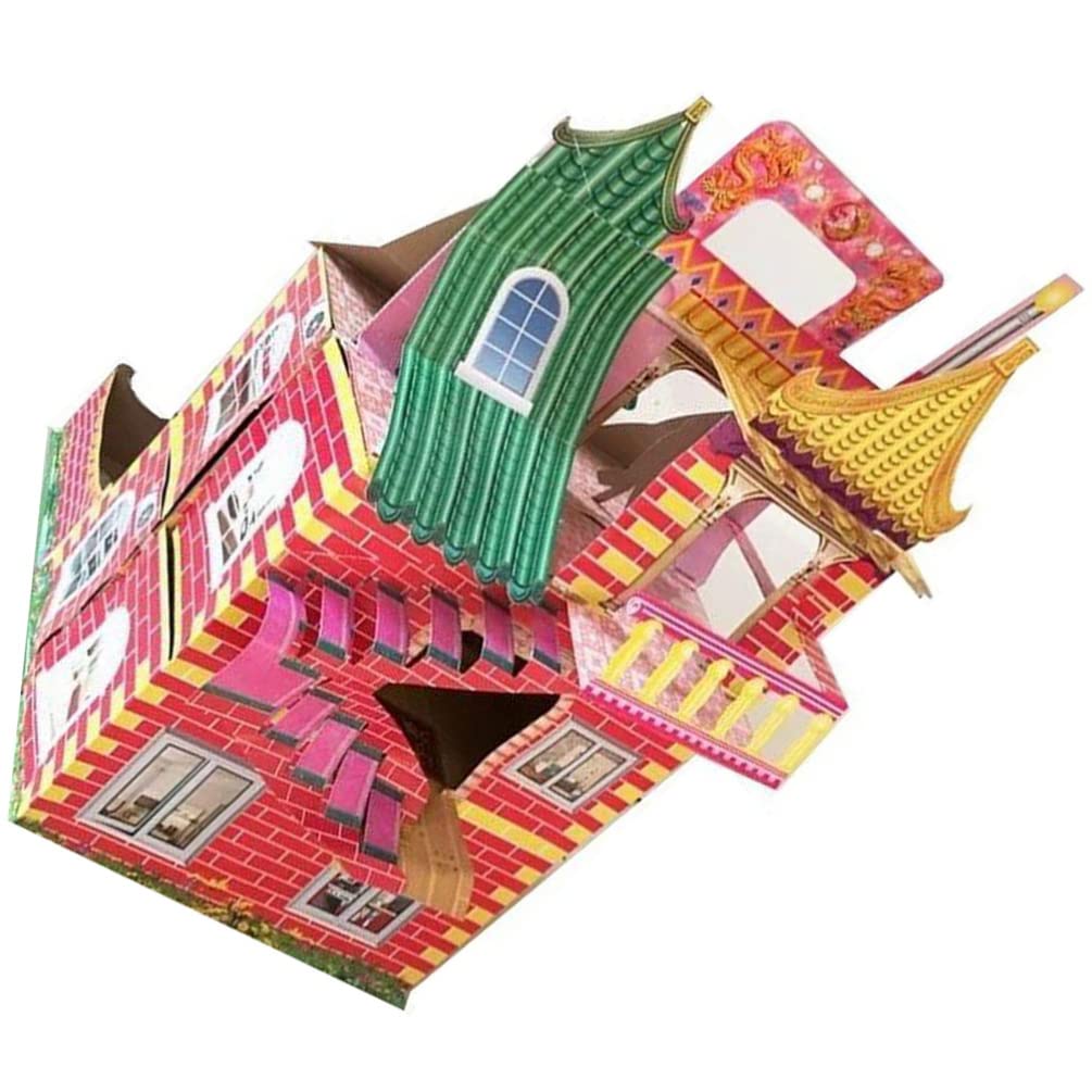 Buy COHEALI Chinese Paper Villa Papercraft Ancestor Money Ghost Paper ...